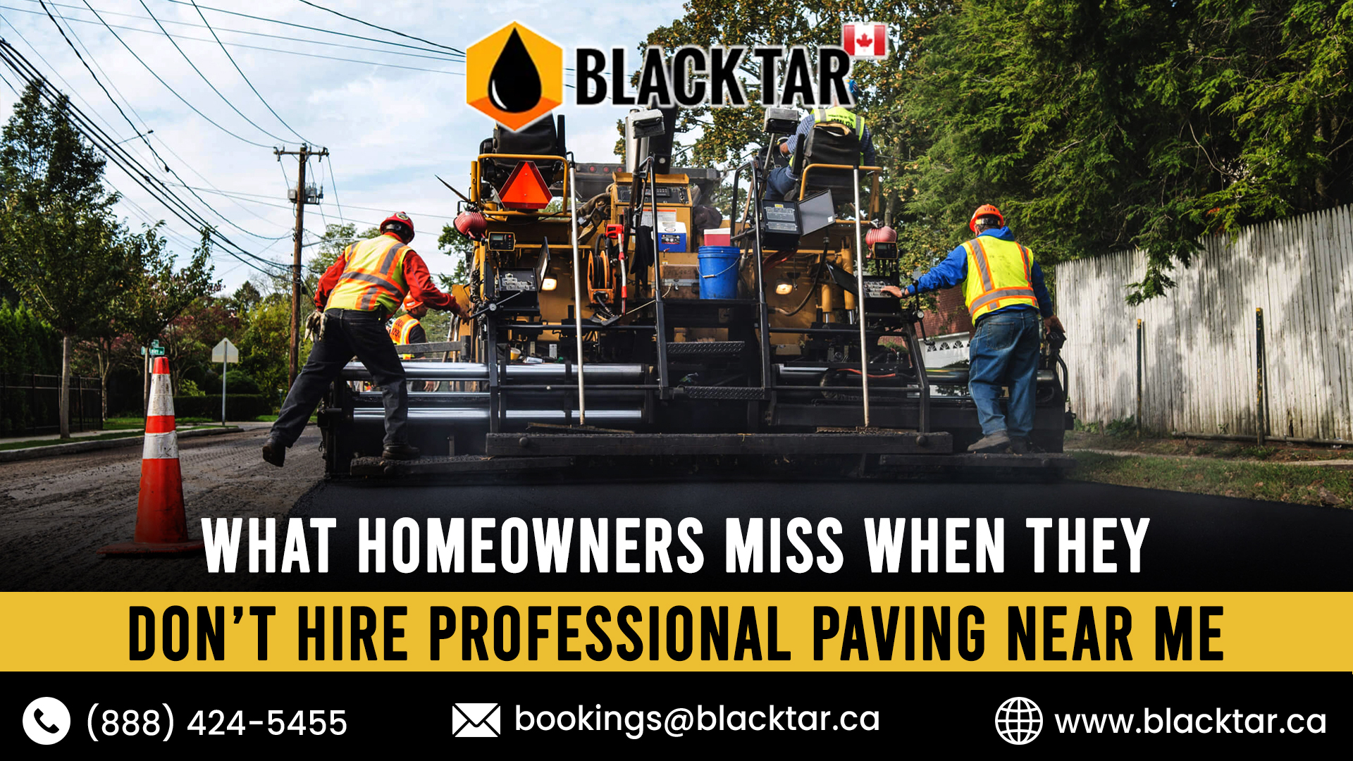Why Hiring the Right Paving Near Me Company Matters - Black Tar ...