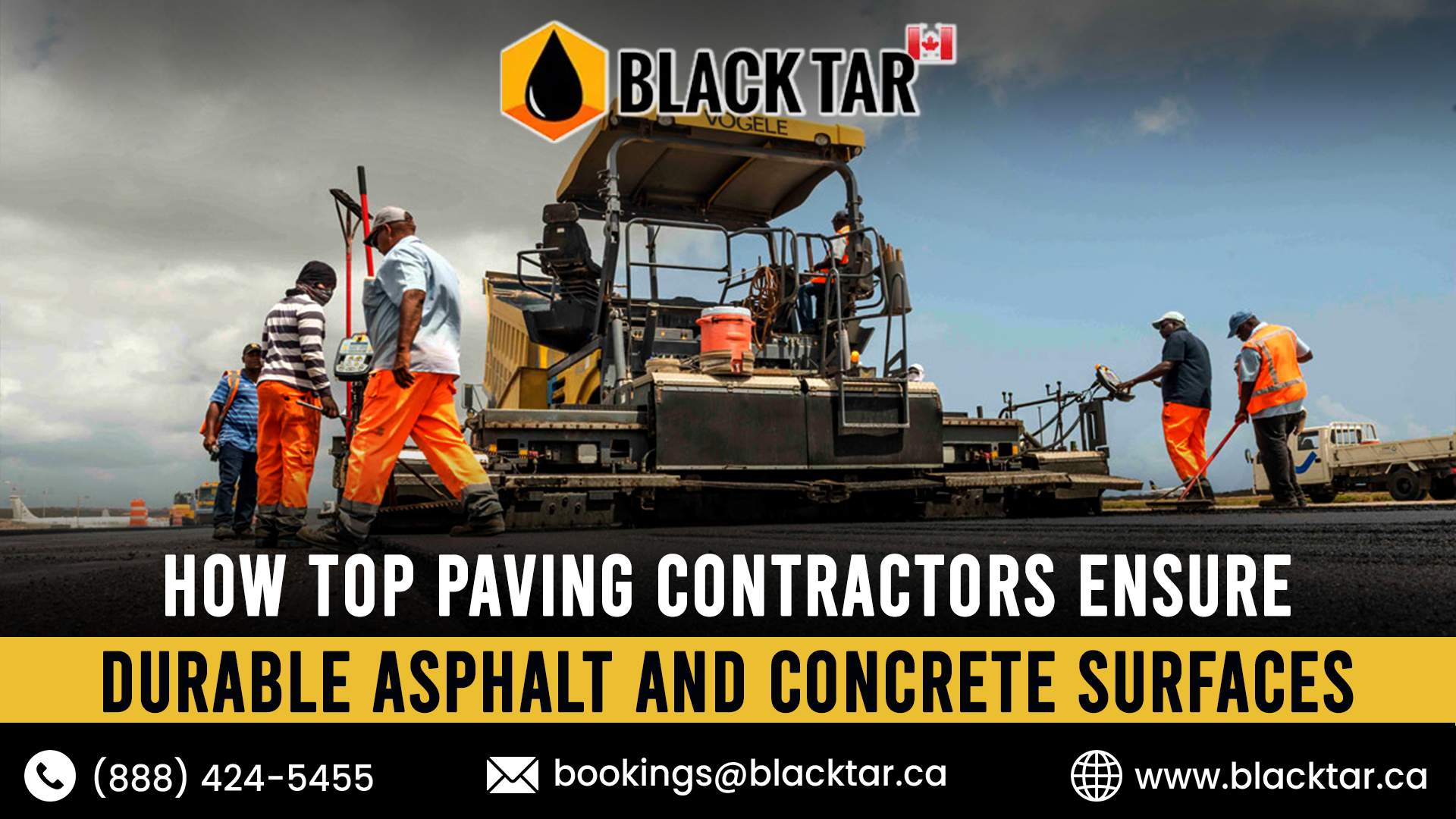 How Top Paving Contractors Build Long-Lasting Driveways - Black Tar ...